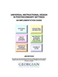 Universal Instructional Design In Universal Instructional Design In