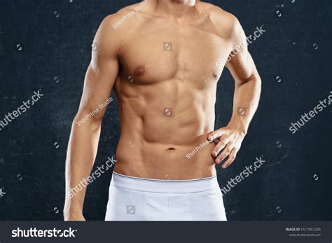Male Inflated Torso Fitness Bodybuilding Biceps Stock Photo Shutterstock