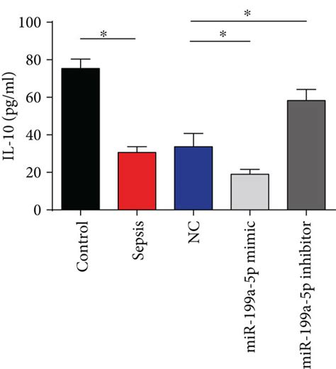 Effects Of MiR 199a 5p On The Levels Of Inflammatory Factors In