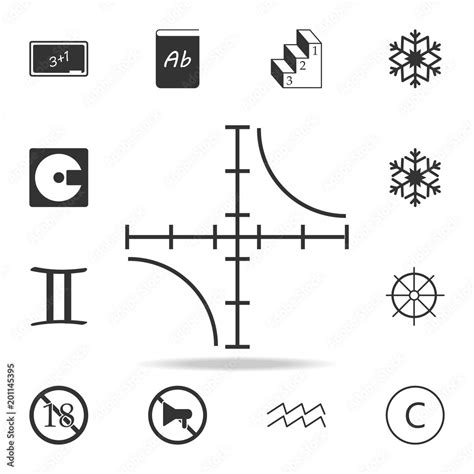 Hyperbola Plot Icon Detailed Set Of Web Icons Premium Quality Graphic