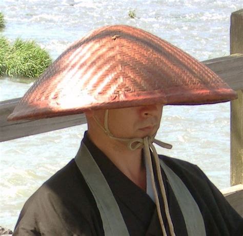 Traditional Japanese Straw Kasa Hat Hats Bamboo Hats Samurai