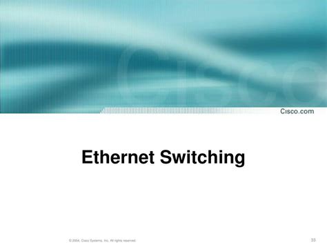 PPT Chapter Ethernet Technologies Ethernet Switching TCP IP Protocol Suite And IP