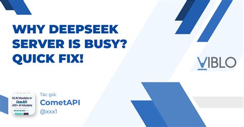 Why Deepseek Server Is Busy Quick Fix