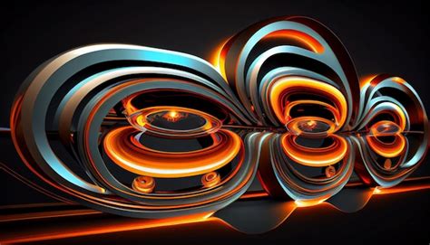 Premium Ai Image A Colorful Image Of A Spiraling Object With The