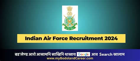Indian Air Force Recruitment 2024 Agniveer Vayuapply Online My