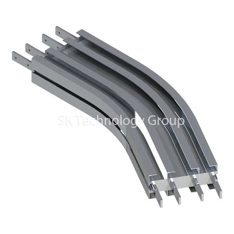 Automated 175mm Horizontal Conveyor Guide Rail Modular Flexible Slat