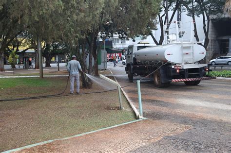 Odelmo Leão Site Oficial Município Otimiza Irrigação Das Espécies