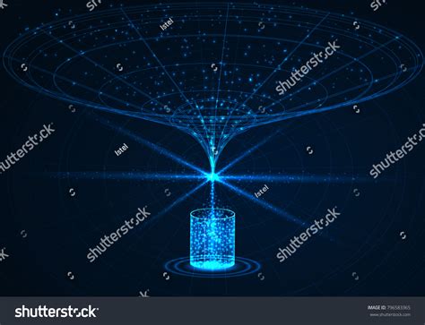 Big Data Visualization Abstract Database Vector Stock Vector Royalty Free 796583365 Shutterstock