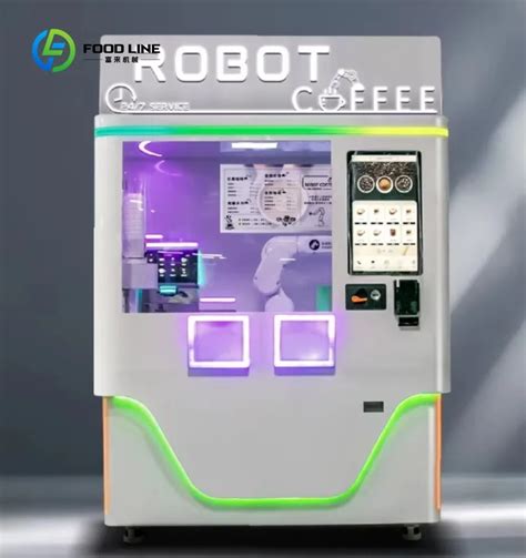 Customized Fully Automatic Smart Robot Coffee Machine Unmanned Vending