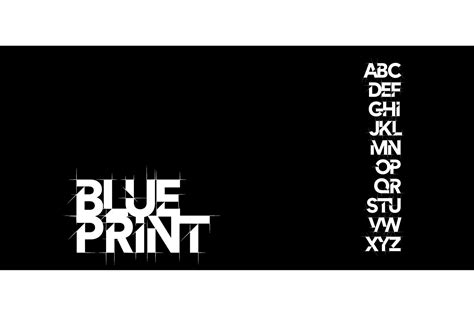 Architect Blueprint Font By Artyway Thehungryjpeg