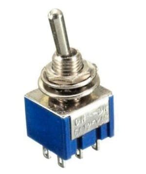 Mini Panel Mount DPDT Toggle Switch Pack Of Zbotic