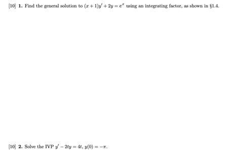 Solved Find The General Solution To X Y Y Chegg