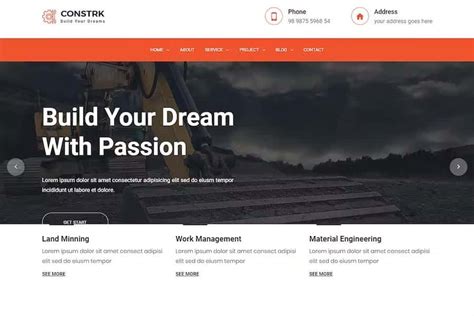 Constrk Building Construction Html Template Using Bootstrap Latest