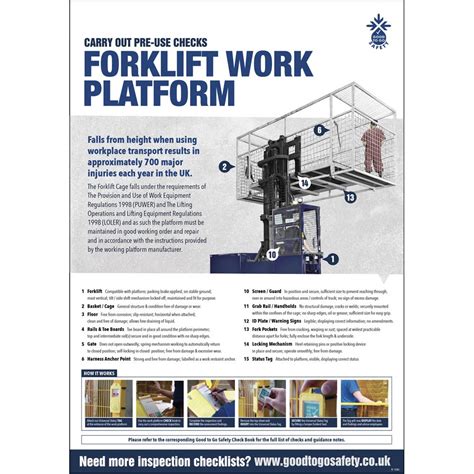 Forklift Work Platform Inspection Checklist At Mercedes Jackson Blog