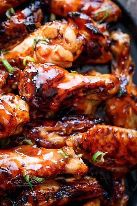 Sticky Thai Chicken Wings Cafe Delites