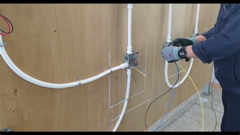 복도 전등 배관 및 배선 작업 Youtube