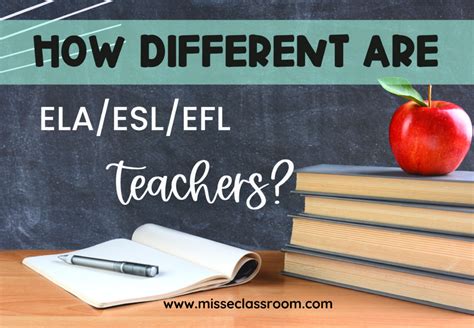 ESL EFL And ELA When Teaching English Miss E Classroom
