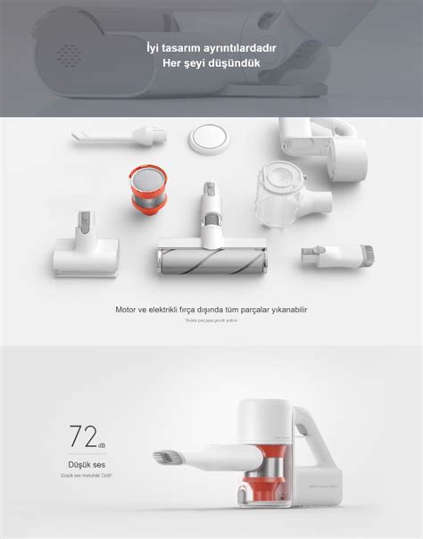 Xiaomi Mijia 1C Kablosuz Dikey Şarjlı Süpürge