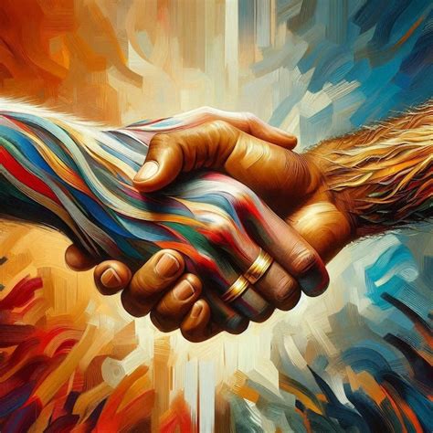 Handshake Of Unity Premium Ai Generated Image