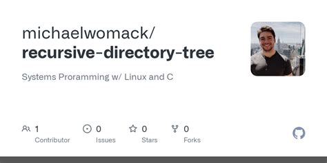 Github Michaelwomackrecursive Directory Tree Systems Proramming W