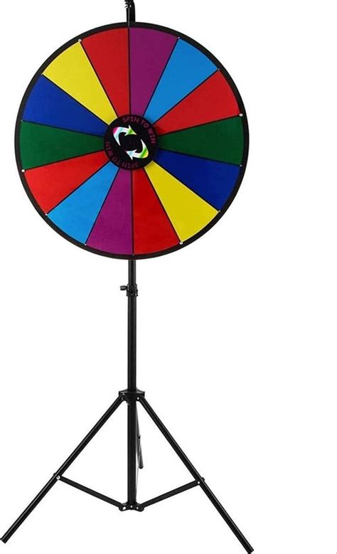 Roue de la Fortune Dakta Avec trépied roue qui tourne 14 sujets