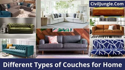 Types Of Couches And Chairs