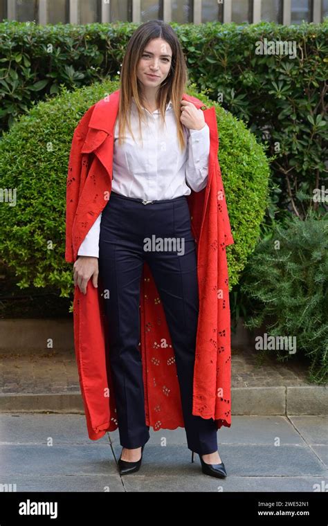 Rome Italy 23rd Jan 2024 Aurora Ruffino Attends The Photocall Of