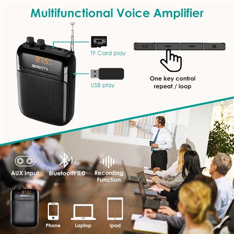 12w Voice Amplifier With Bluetooth Function Portab Vicedeal