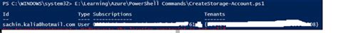 Create Azure Storage Account And Container Using Powershell