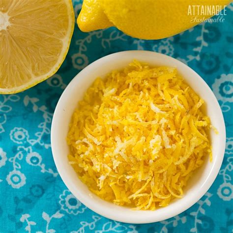 How To Zest A Lemon Attainable Sustainable®