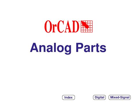 Analog Electronics
