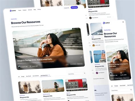 Blog Ui Designs Themes Templates And Downloadable Graphic Elements On Dribbble