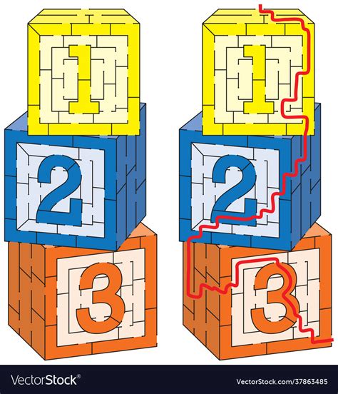 123 Blocks Clipart
