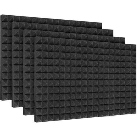 24pcs 30x30x2 5cm Sound Insulation Cotton Sound Insulation Foam Sound