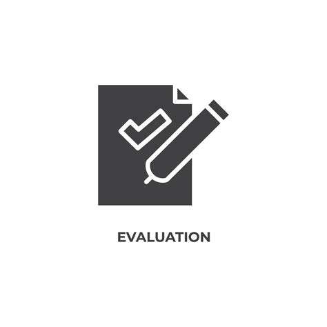 Vector Sign Of Evaluation Symbol Is Isolated On A White Background