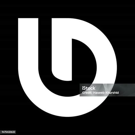 Logo D Minimal Ikon Huruf D Dengan Latar Belakang Mewah Ide Logo