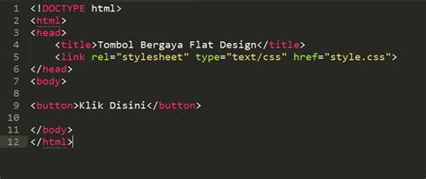 Tutorial Membuat Tombol Flat Design Dengna HTML Dan CSS ComputerGeek