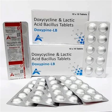 Doxycycline And Lactic Acid Bacillus Tablets Doxycycline And Lactic Acid Bacillus Capsules