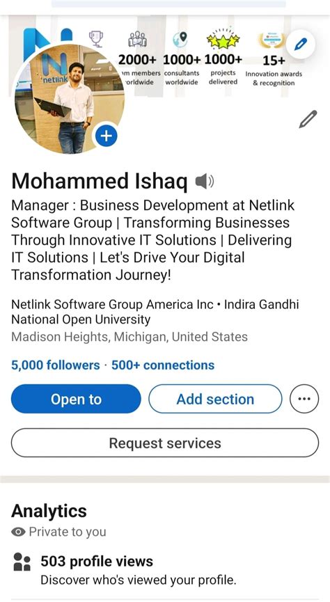 Mohammed Ishaq On Linkedin Glad To Reach The Milestone Of 5k Connections On Linkedin The
