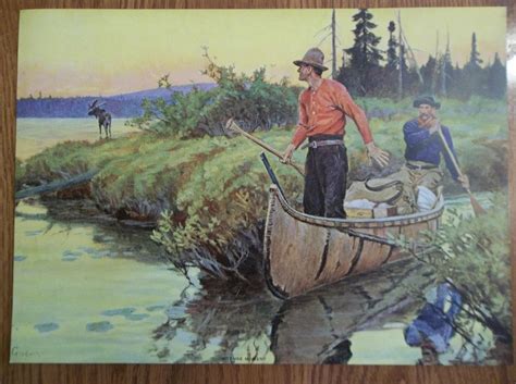 Original Vintage Philip R Goodwin A Tense Moment Print Cabin 13 X 9 1 2 Unused 1787018649