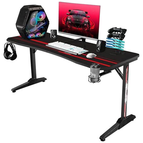 Homall Gamingtisch 160 Cm Computer Schreibtisch Gamer Tisch For Pc
