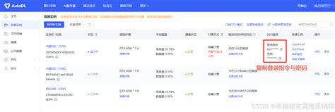 二、租用autodl服务器与连接教程 autodl算力平台怎么租用服务器 csdn博客