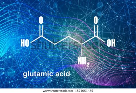Amino Acid Glutamic Acid Structural Formula Stock Illustration Shutterstock