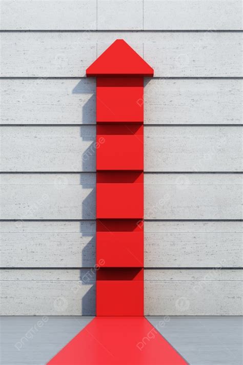 Red Arrow Going Upward Background And Picture For Free Download Pngtree