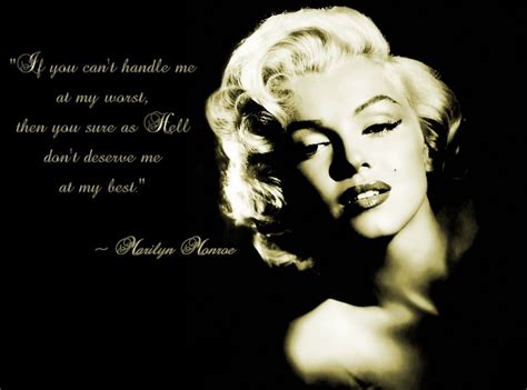 Marilyn Monroe Quotes If You Cant Handle Me Quotesgram