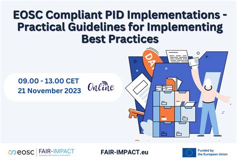 Join The Online Fair Impact Eu Project Pid Workshop On 📆 21 11 And