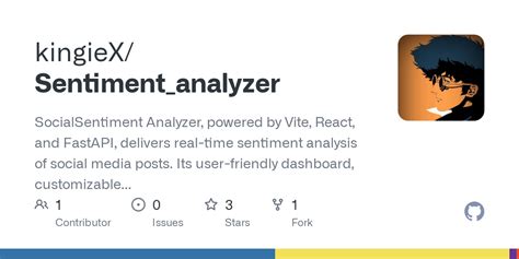 github kingiex sentiment analyzer socialsentiment analyzer powered by vite react and