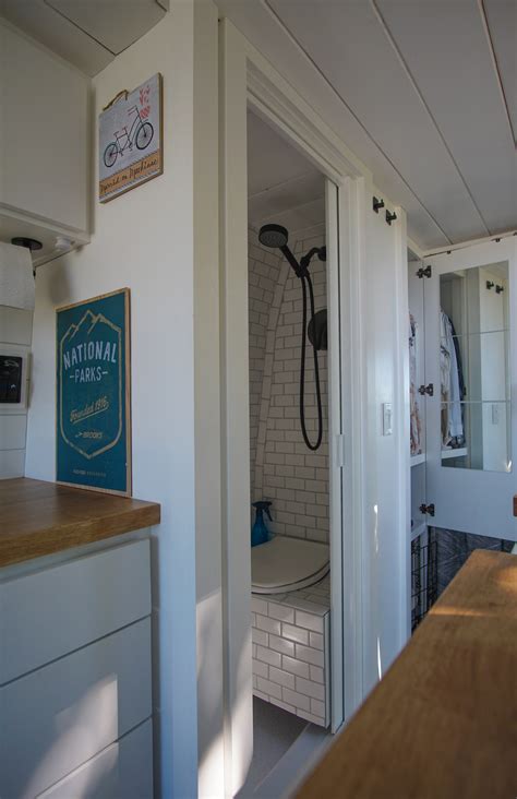 Van Conversion Bathroom Details — Sara And Alex James Custom Crafted Vans