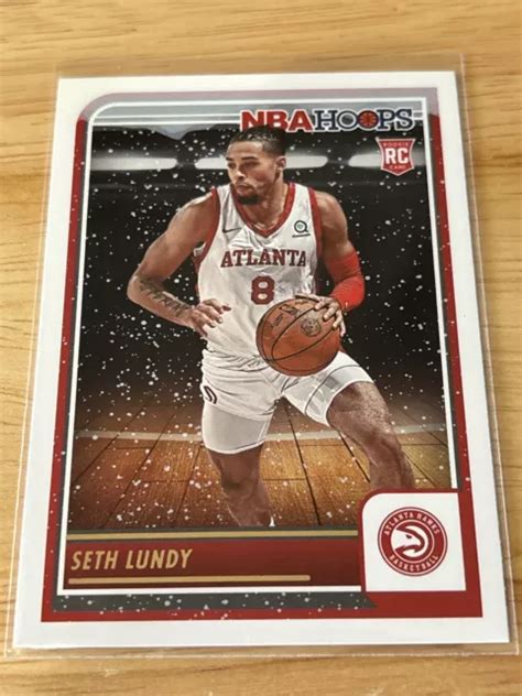 2023 24 PANINI NBA Hoops Hiver Seth Lundy Rookie RC 244 Trail Blazers