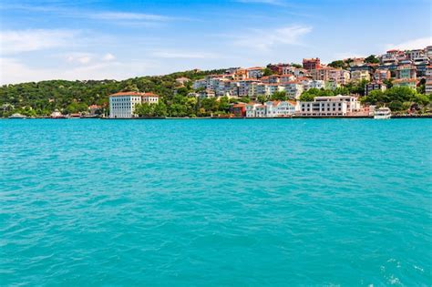 Vista panorámica del paisaje urbano de estambul panorama del famoso